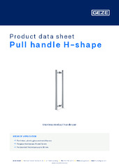 Pull handle H-shape | GEZE